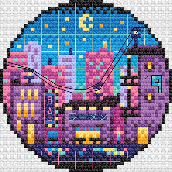Cross Stitch Cyberpunk - Etsy
