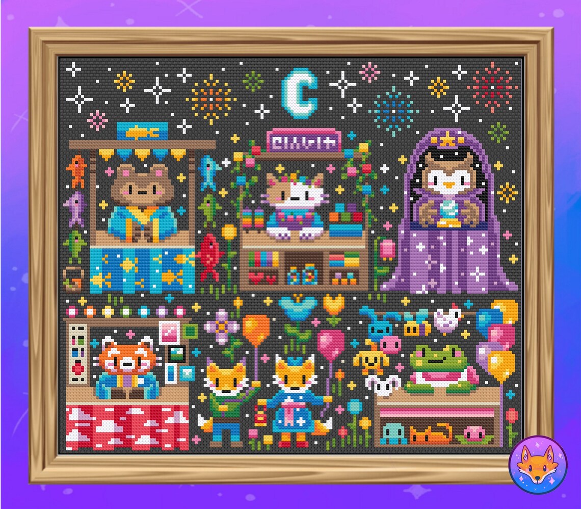 Night Market Magic - Enchanted Modern Fantasy - Fairytale - Cross ...