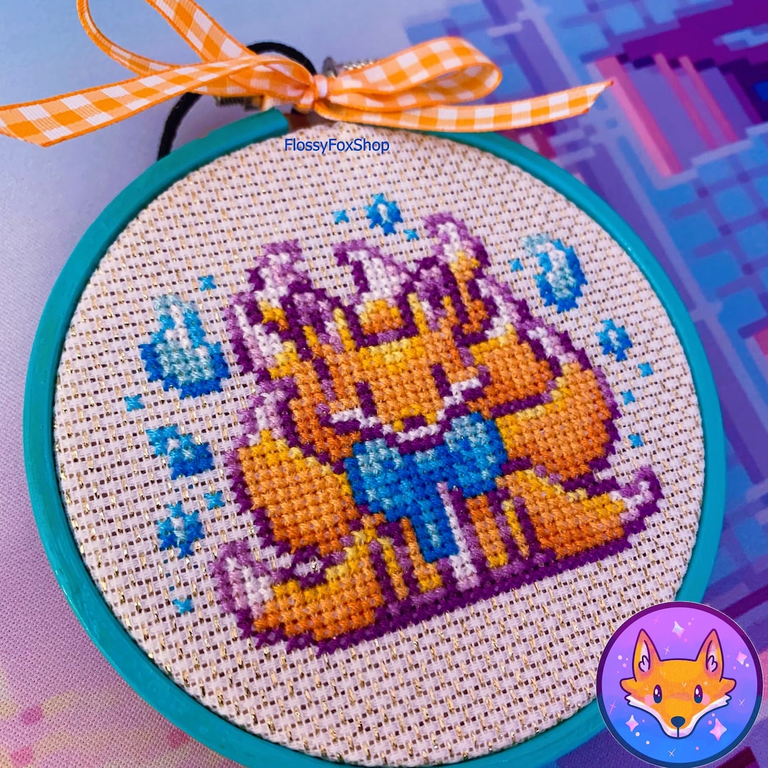 Cutie Kitsune - Magical Fantasy Cross Stitch Pattern PDF - Etsy