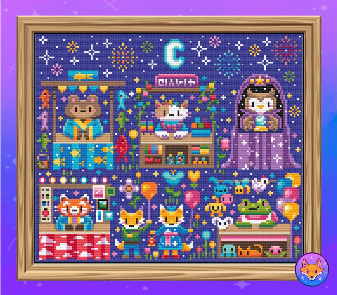 Night Market Magic - Enchanted Modern Fantasy - Fairytale - Cross ...