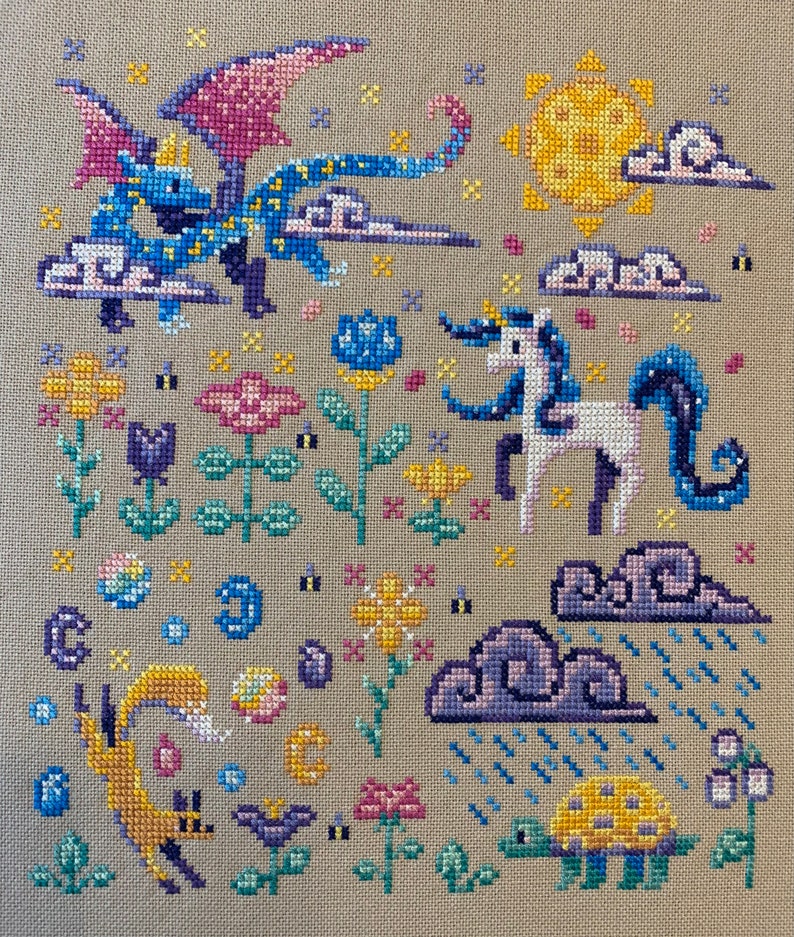 Springtime Magic - Seasonal Magic Series - Cross Stitch Pattern PDF - Etsy