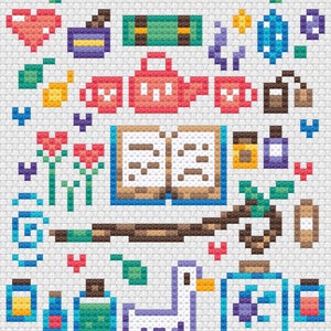 Gamer Skills - Healing - Video Game Inspired Cross Stitch Pattern PDF ...