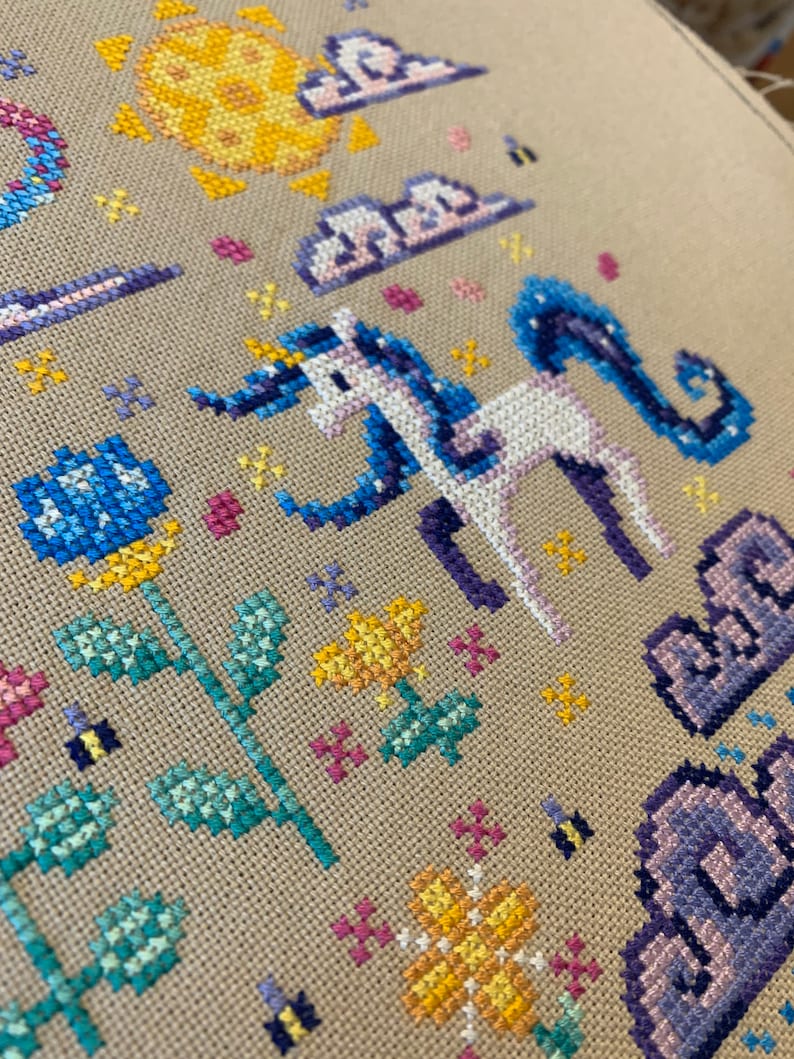 Springtime Magic Seasonal Magic Series Cross Stitch - Etsy