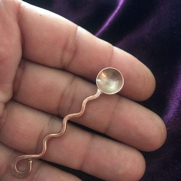 Brass Salt Spoon - Etsy