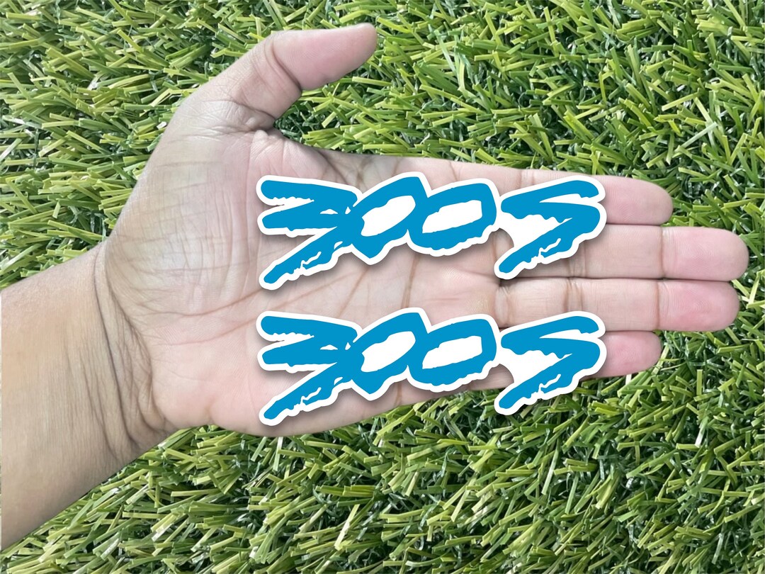 300 S Drip Car Emblem Badges Custom New Racing Aggressive Numbers Light ...