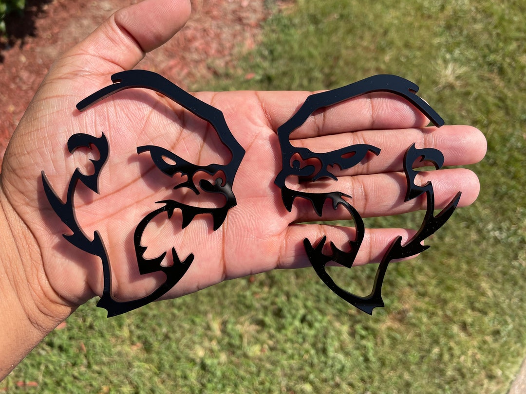 Gorilla Car Emblem Badge Custom New - Etsy