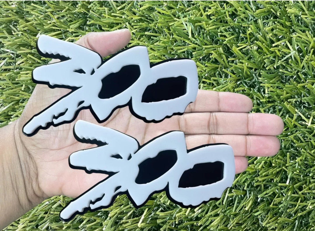 300 Drip Car Emblem Badges Custom New Racing Aggressive Numbers White ...