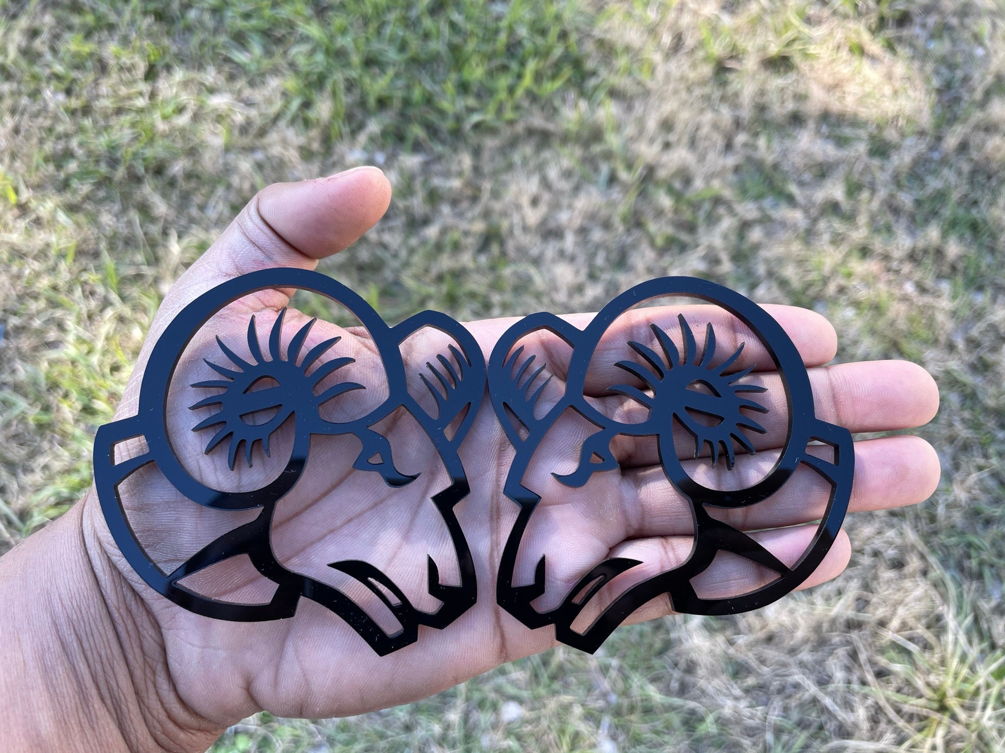 Angry Tough RAM Car Emblem Badges - Etsy