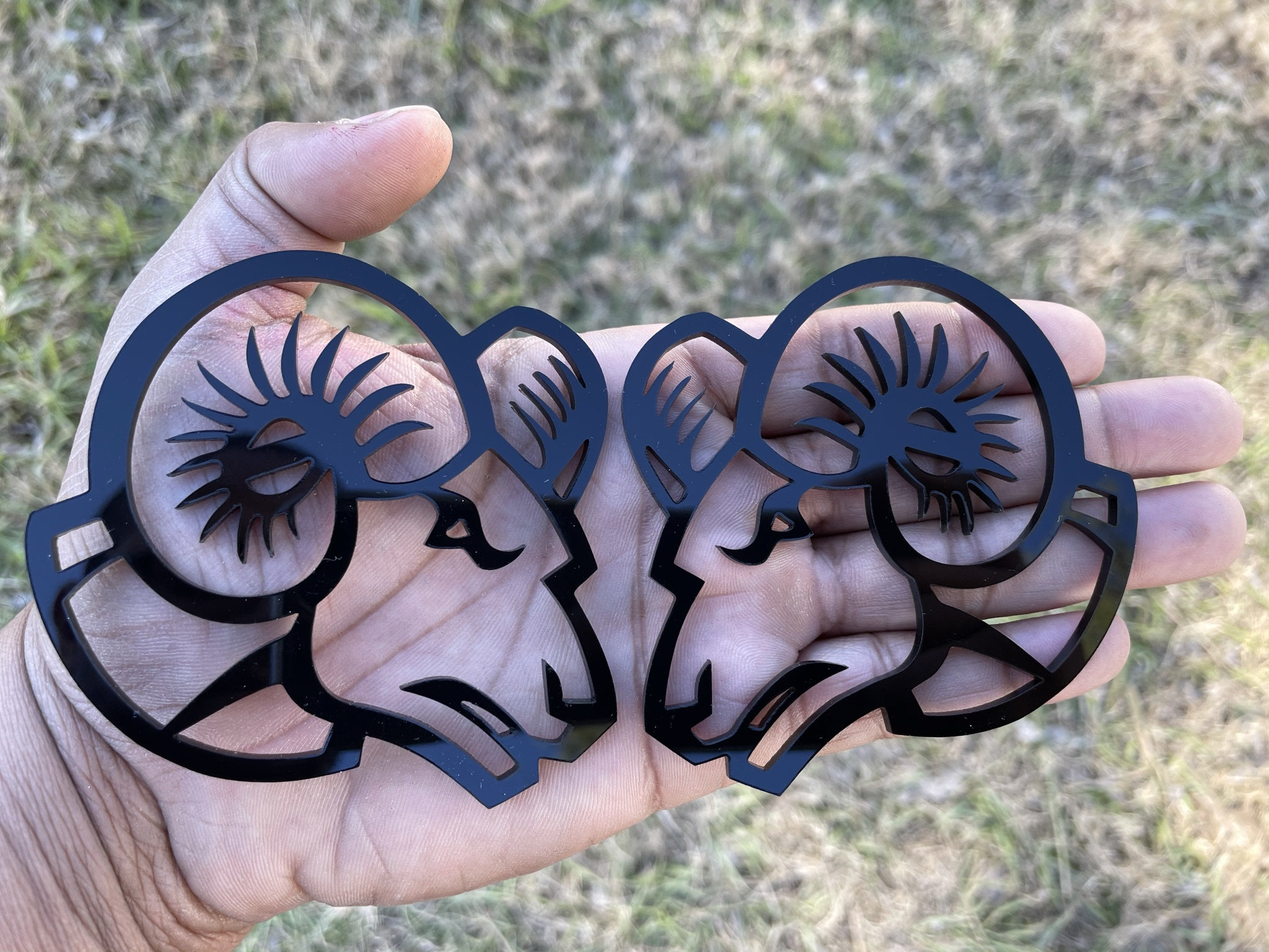 Angry Tough RAM Car Emblem Badges - Etsy