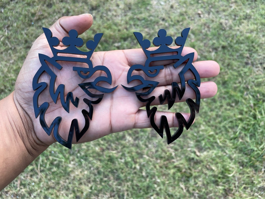 Saab Griffin Car Emblem Badge Custom Black New - Etsy