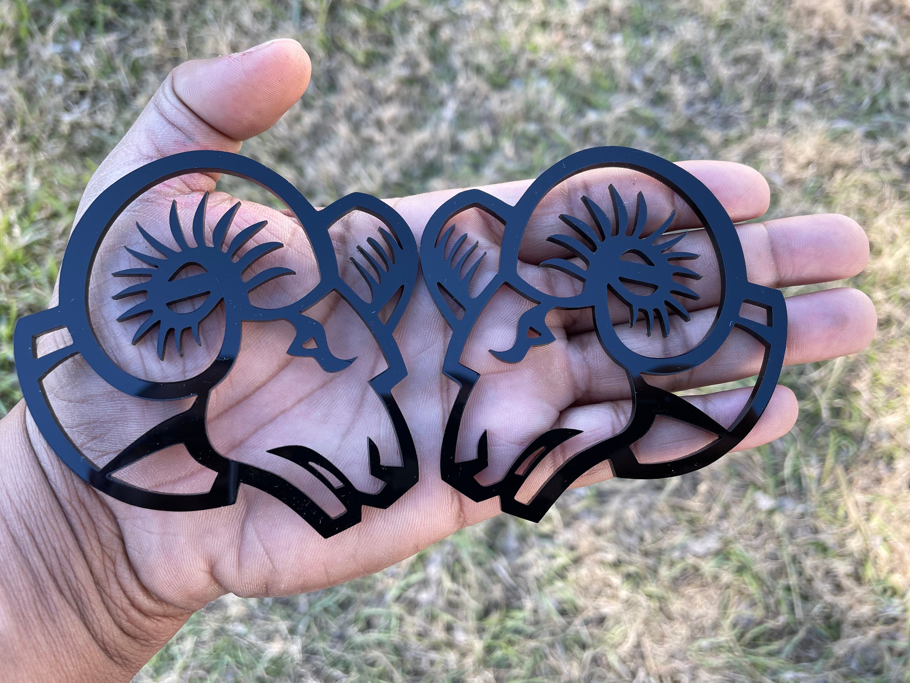 Angry Tough RAM Car Emblem Badges - Etsy