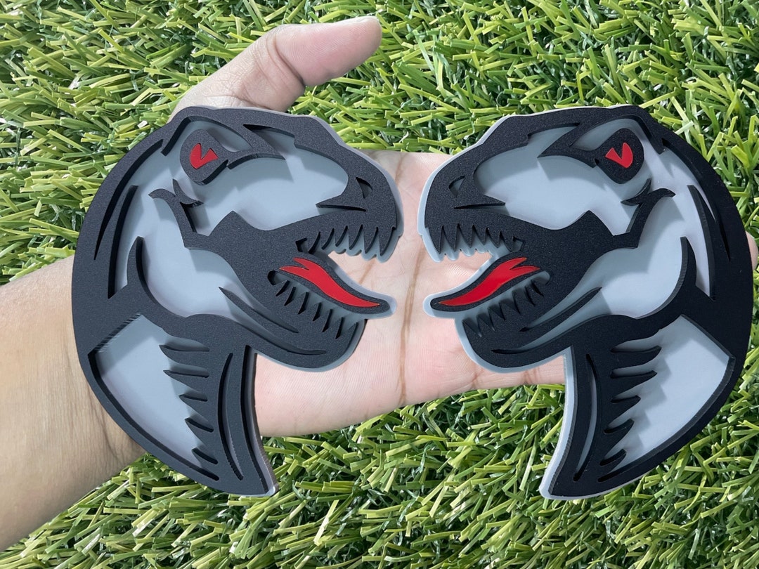 Raptor Emblem Badges Red Eye - Etsy