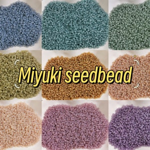Miyuki 11/0 8/0 2mm 3mm Japanese Miyuki Glass Seed Beads | Semi Opaque ...