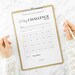 21 Day Challenge Tracker Printable I 21 Day Goal Progress Tracker ...