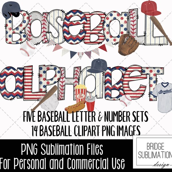 Baseball Letters - Etsy