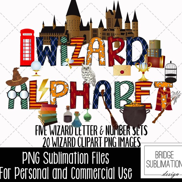 Potter Alphabet - Etsy