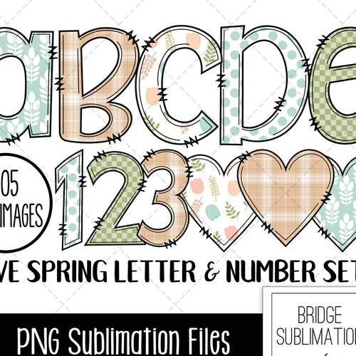 Summer Doodle Alphabet Bundle Summer PNG Letters Numbers & - Etsy
