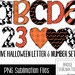 Halloween Doodle Letters Bundle, Halloween Font PNG, Halloween Alphabet ...