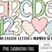Easter Alphabet PNG, Easter Doodle Letters Bundle, Easter Font PNG ...
