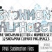 Snowman Alphabet PNG, Snowman PNG Letters, Numbers & Accessories ...