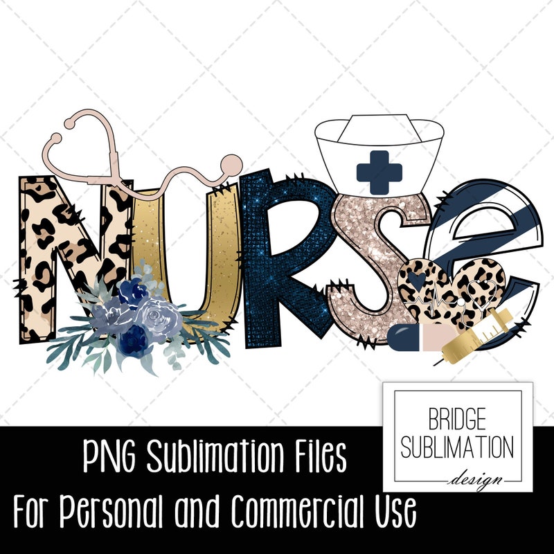 Nurse Sublimation Designs Downloads - Etsy