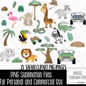 Safari Zoo Doodle Alphabet Bundle, Safari Zoo PNG Letters, Numbers ...