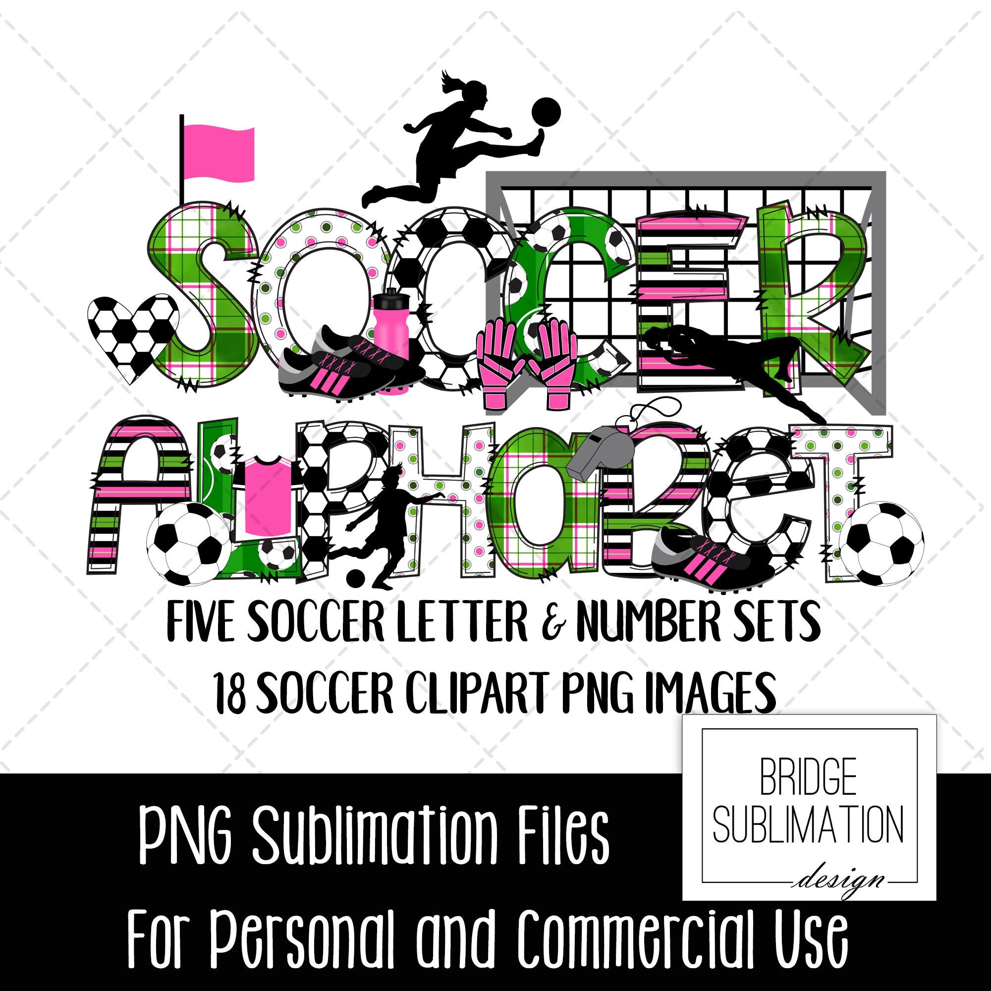 Soccer Doodle Alphabet Bundle Soccer PNG Letters Numbers & - Etsy