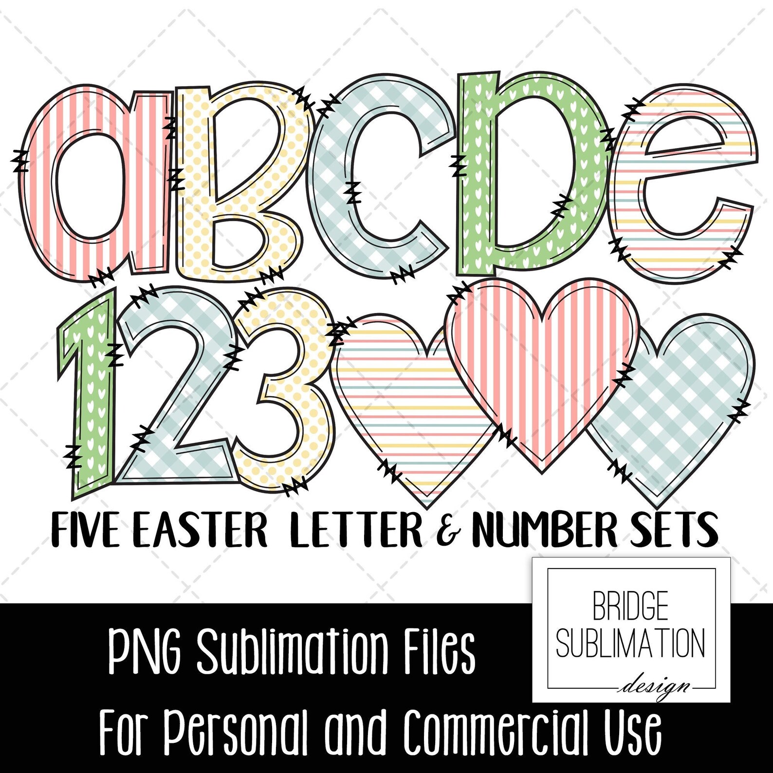 Easter Alphabet PNG, Easter Doodle Letters Bundle, Easter Font PNG ...