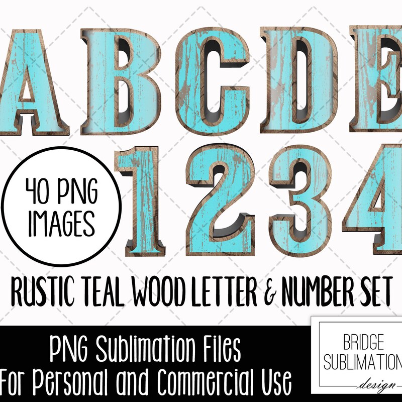 Rustic Wood Letters - Etsy