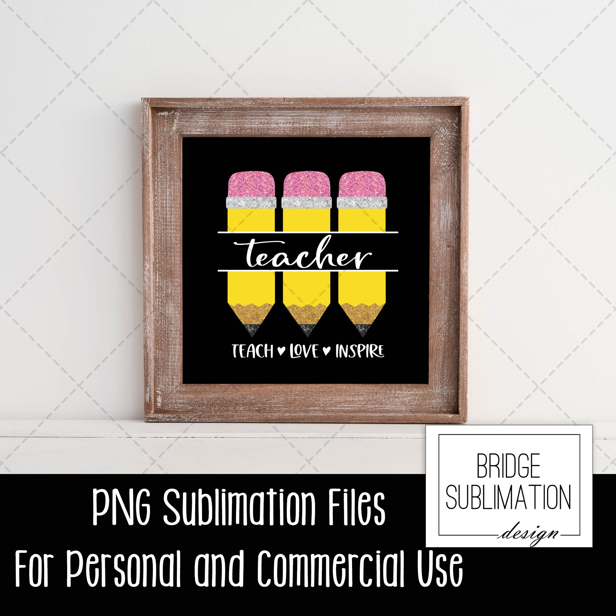 Teacher PNG Pencil PNG Teacher Sublimation Teacher Shirt | Etsy