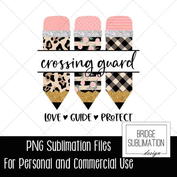 Crossing Guard Sublimation PNG School Crossing Guard PNG | Etsy