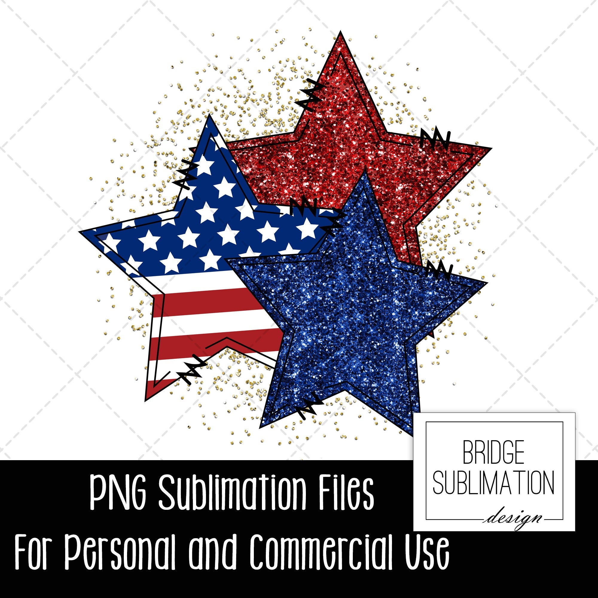 Patriotic Stars Sublimation PNG, American Flag Stars Shirt PNG, 4th of ...