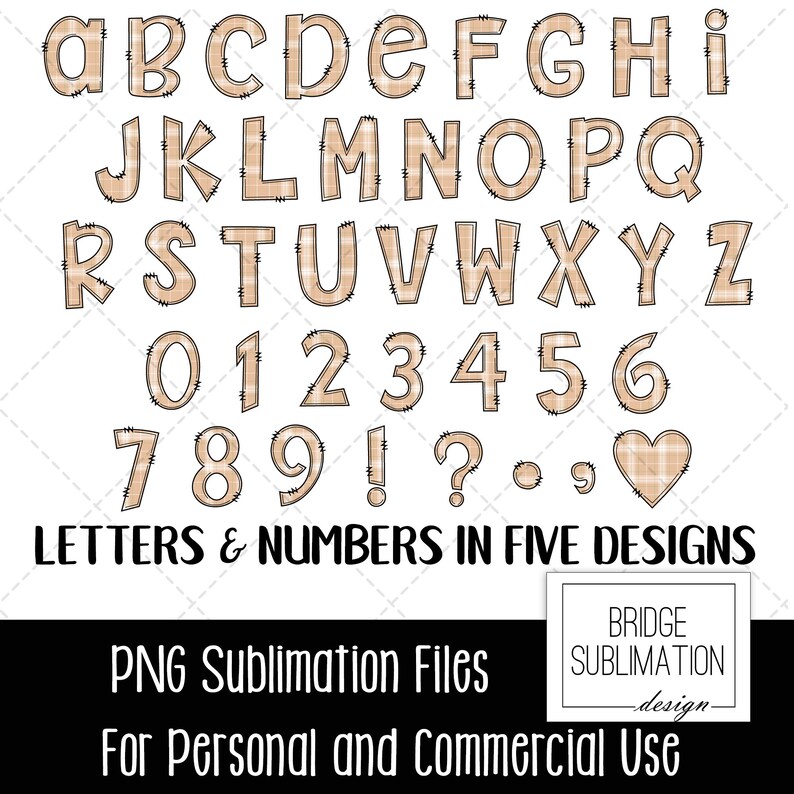Spring Doodle Alphabet Bundle, Spring PNG Letters & Numbers Bundle ...