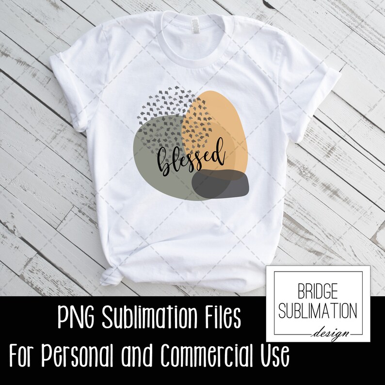 Christian PNG Blessed PNG Boho Sublimation Design Boho Png - Etsy