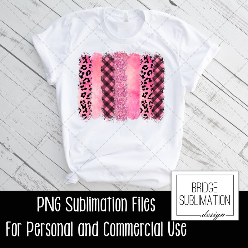 Brush Strokes PNG Pink Brush Stroke PNG Sublimation Design | Etsy