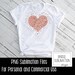 Valentine Rose Gold Heart PNG, Valentine Sublimation Design, Pink ...
