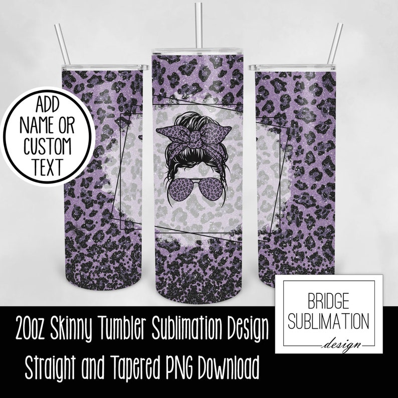 Mom Life Leopard Print Sublimation Purple Mom Life Wrap PNG - Etsy