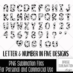Farm Doodle Alphabet Bundle, Farm Animal PNG Letters, Numbers ...