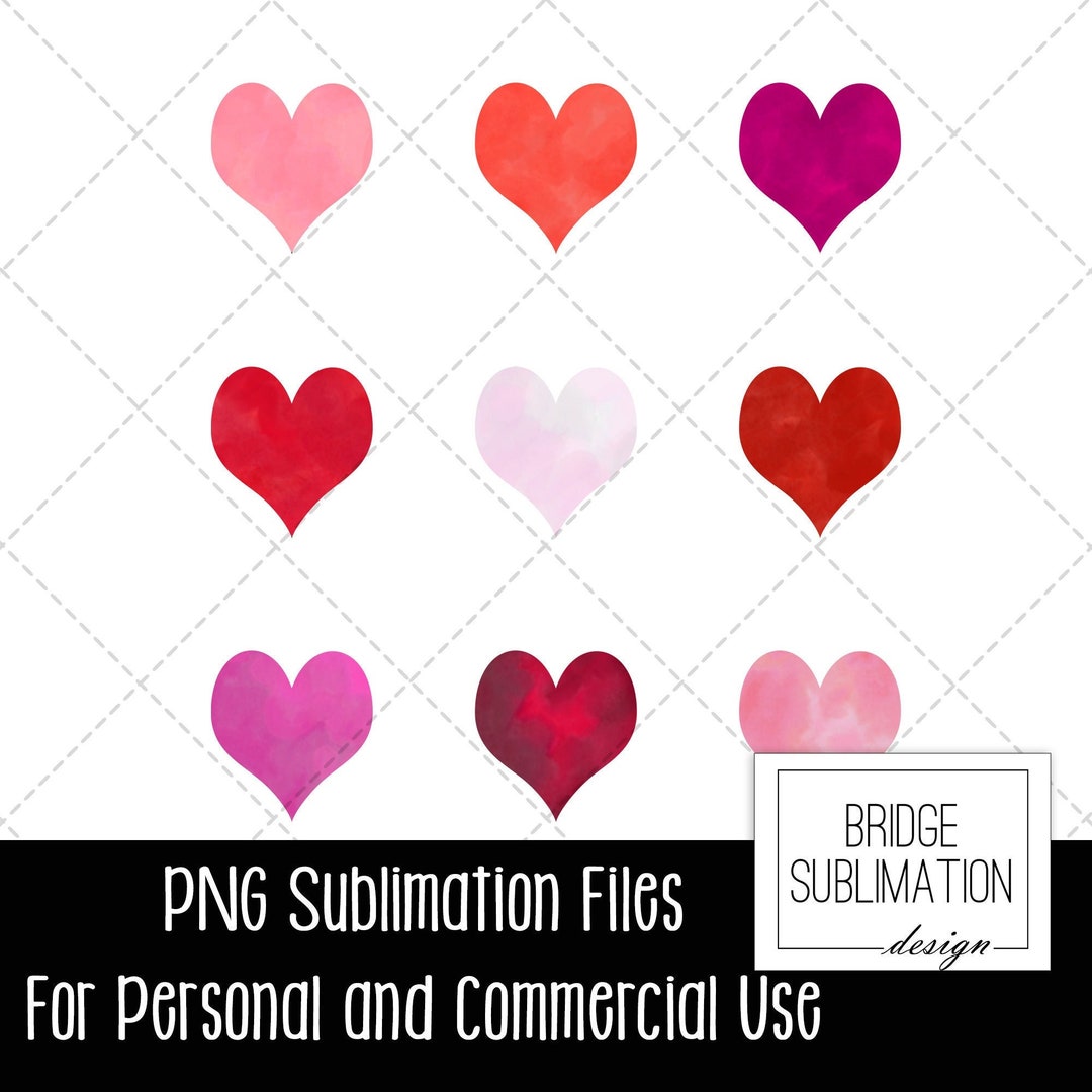 Valentine PNG, Valentine Sublimation Design, Heart PNG Sublimation ...