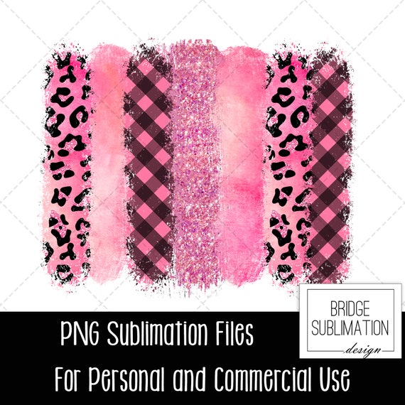 Brush Strokes PNG Pink Brush Stroke PNG Sublimation Design | Etsy