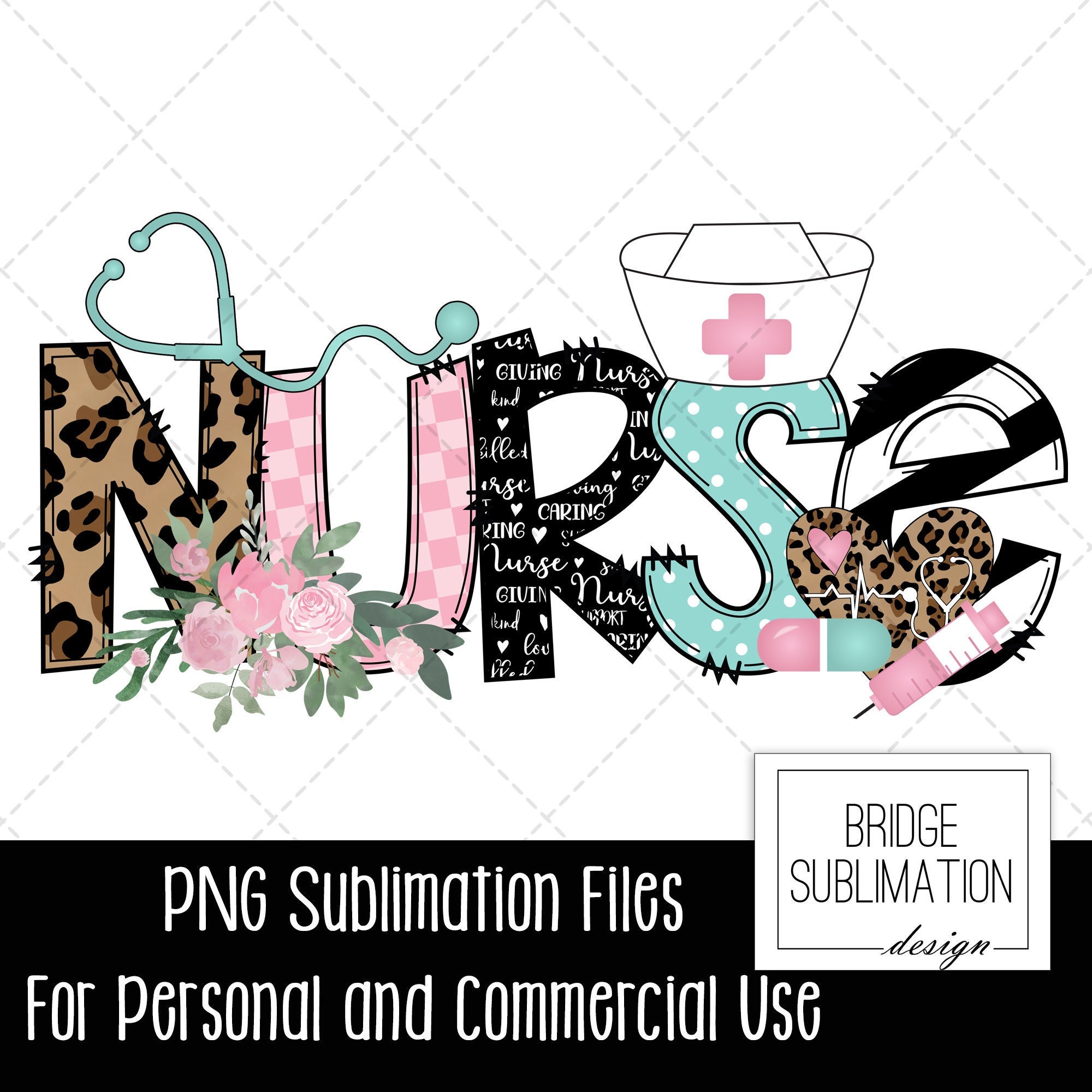 Nurse Sublimation PNG Nurse PNG Nurse Shirt Design Nursing - Etsy
