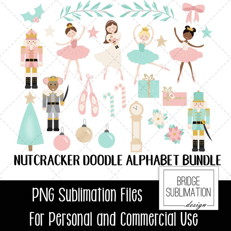 Nutcracker Alphabet PNG, Nutcracker PNG Letters, Numbers & Accessories ...