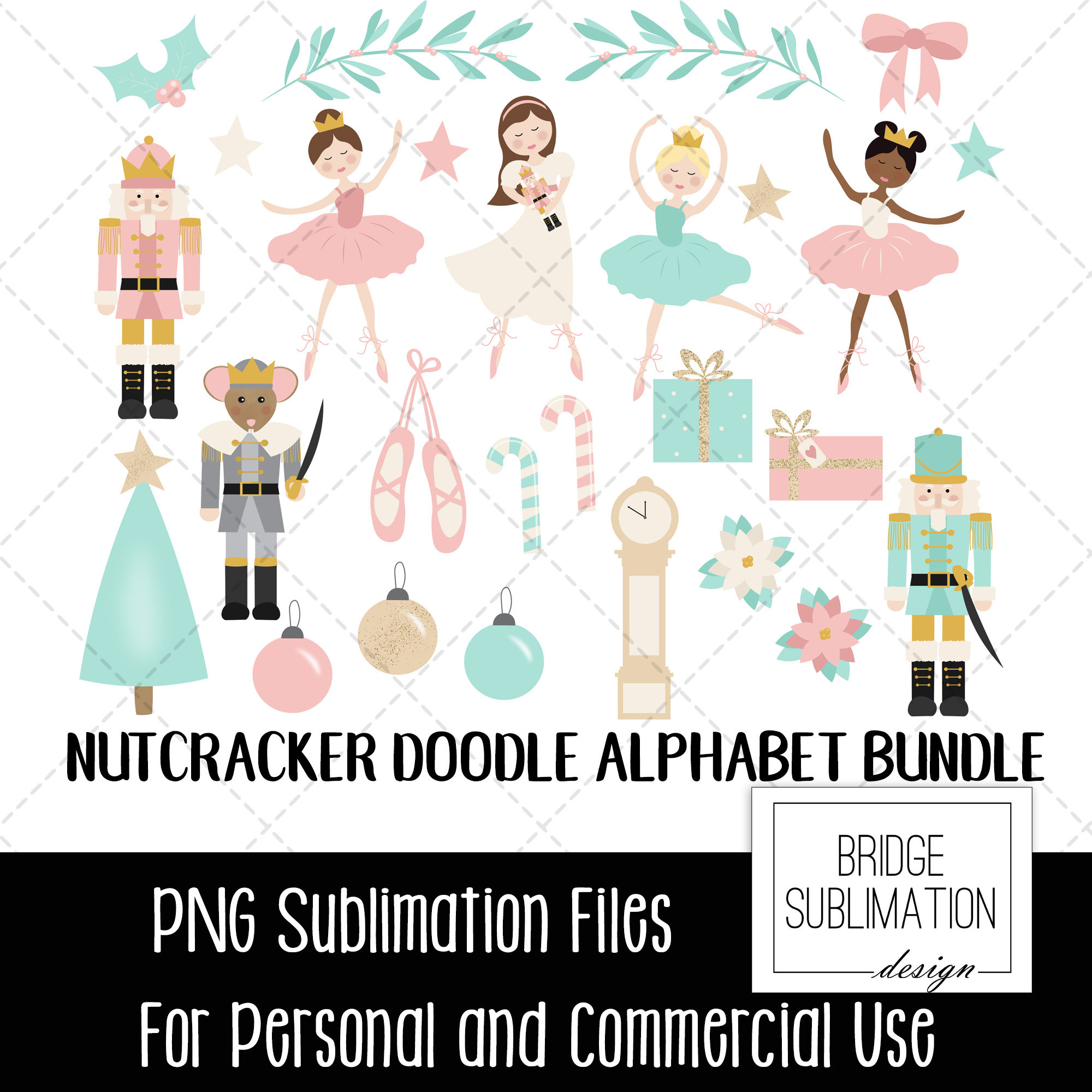 Nutcracker Alphabet PNG Nutcracker PNG Letters Numbers & - Etsy