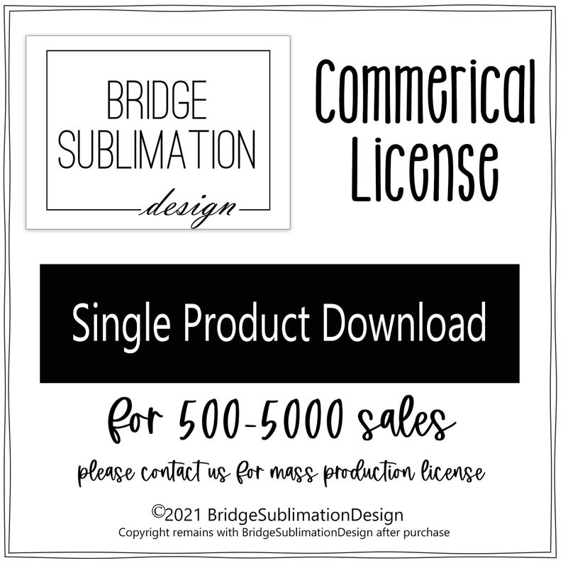 Extended Small Commercial License 500 to 5000 Physical Product | Etsy