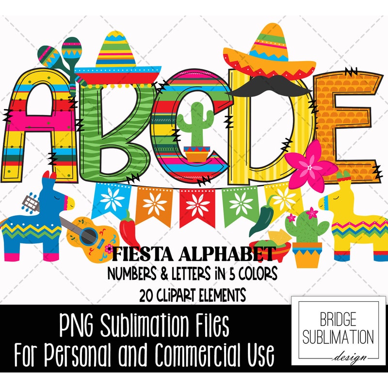 Fiesta Clipart - Etsy
