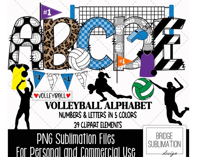Volleyball Alphabet Png Volleyball Font Doddle Font Doodle Letters ...