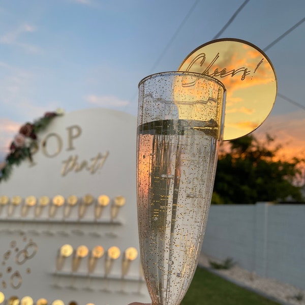 Champagne Wall With Seating Chart - Etsy