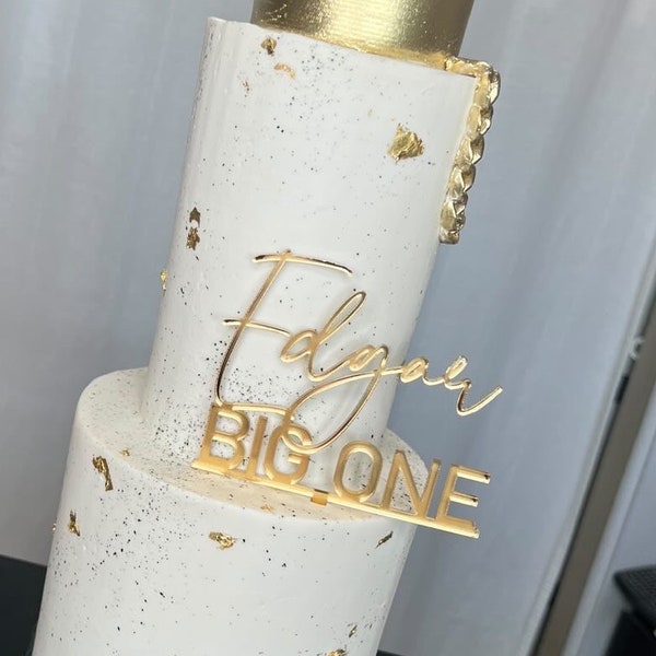 The Big One Cake Topper - Etsy