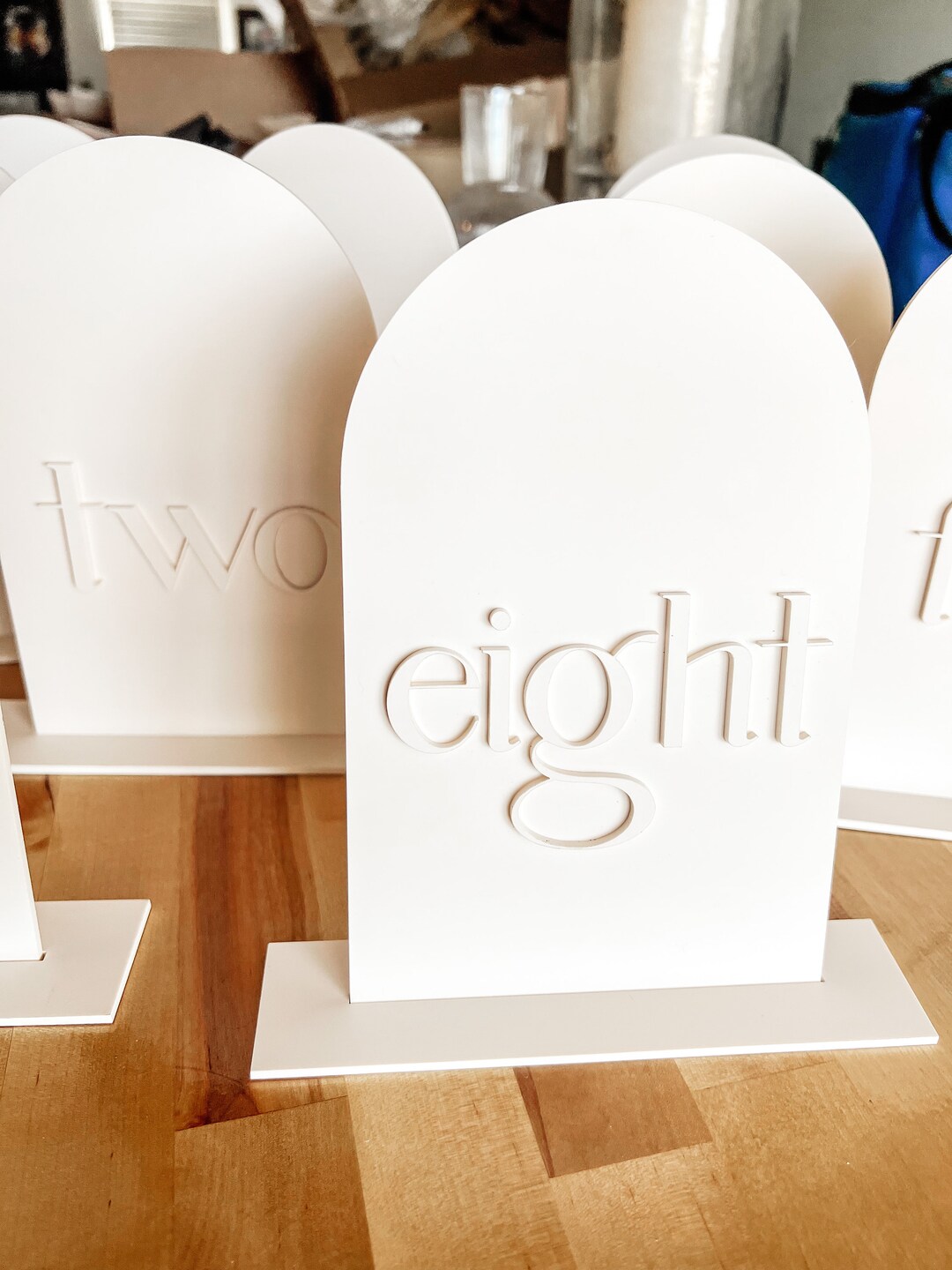 Wedding Table Number Serif, Neutral Table Sign, Table Sign Wedding ...
