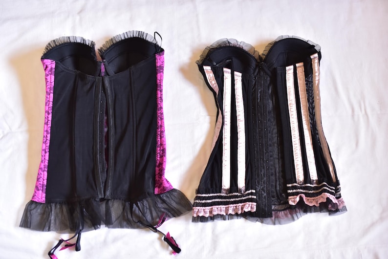 Vintage Y2K 00's Mesh Fairy Beaded Corset Basque Coquette Whimsy Gothic ...